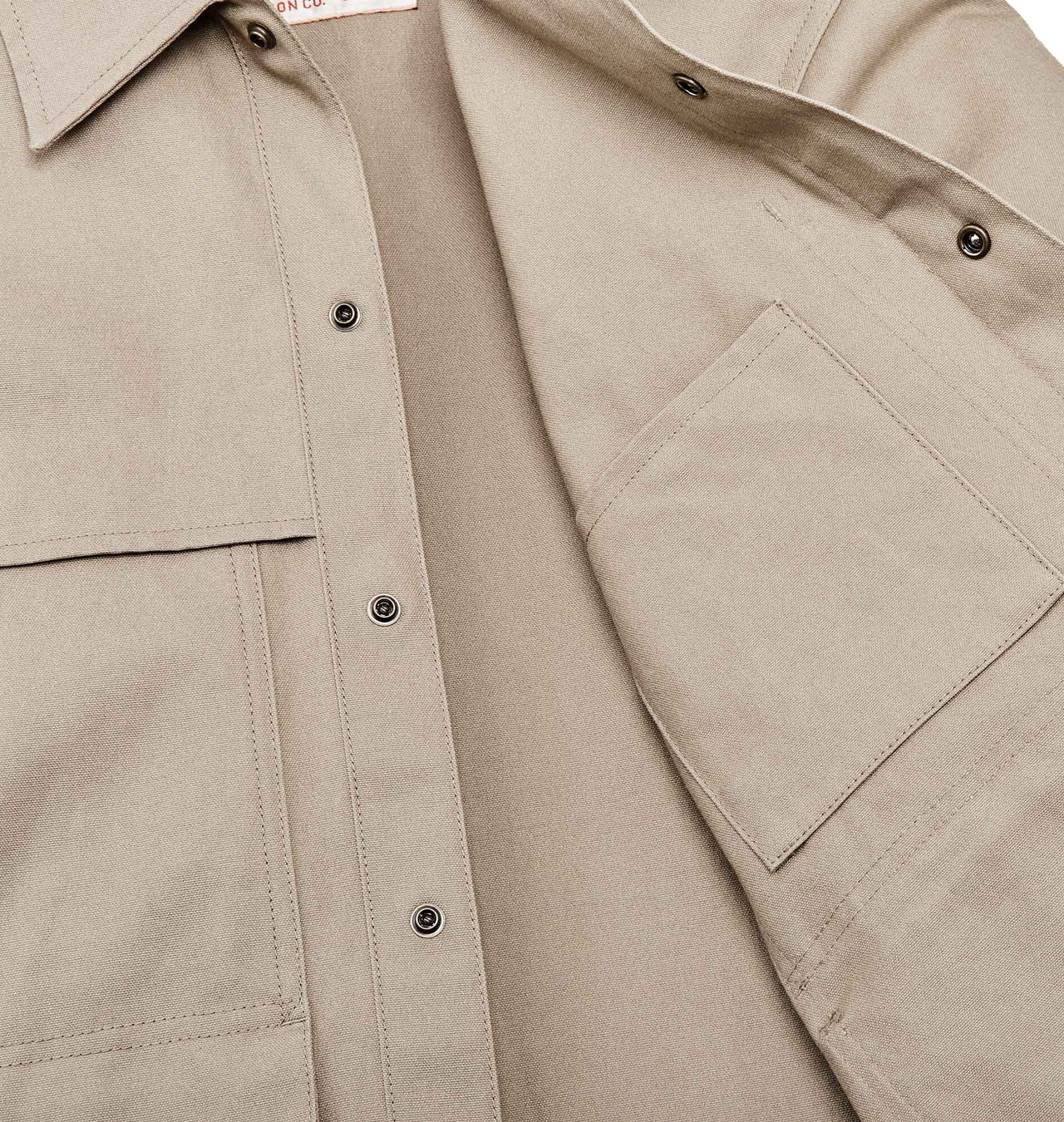 Filson - Dry Tin Cloth Cruiser Jacket - Gray Khaki | Sverige