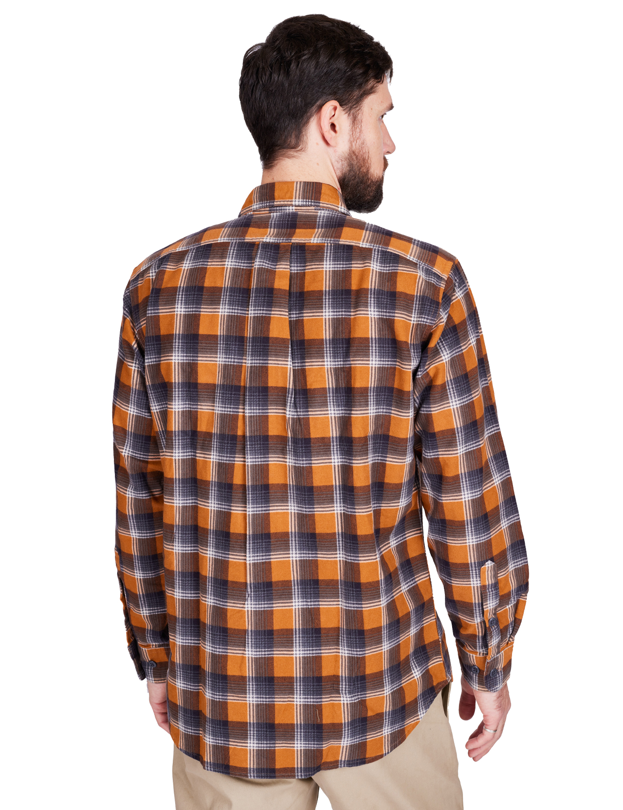 Filson - Field Flannel Shirt - Amber Rust/Gray | Sverige