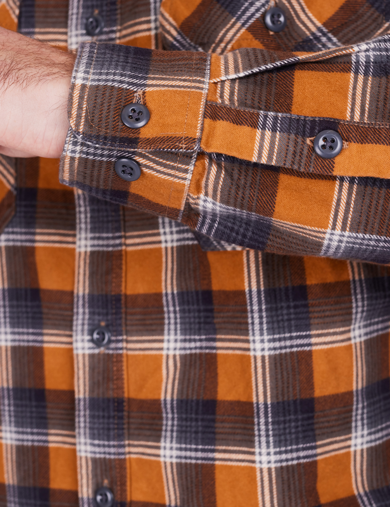Filson - Field Flannel Shirt - Amber Rust/Gray