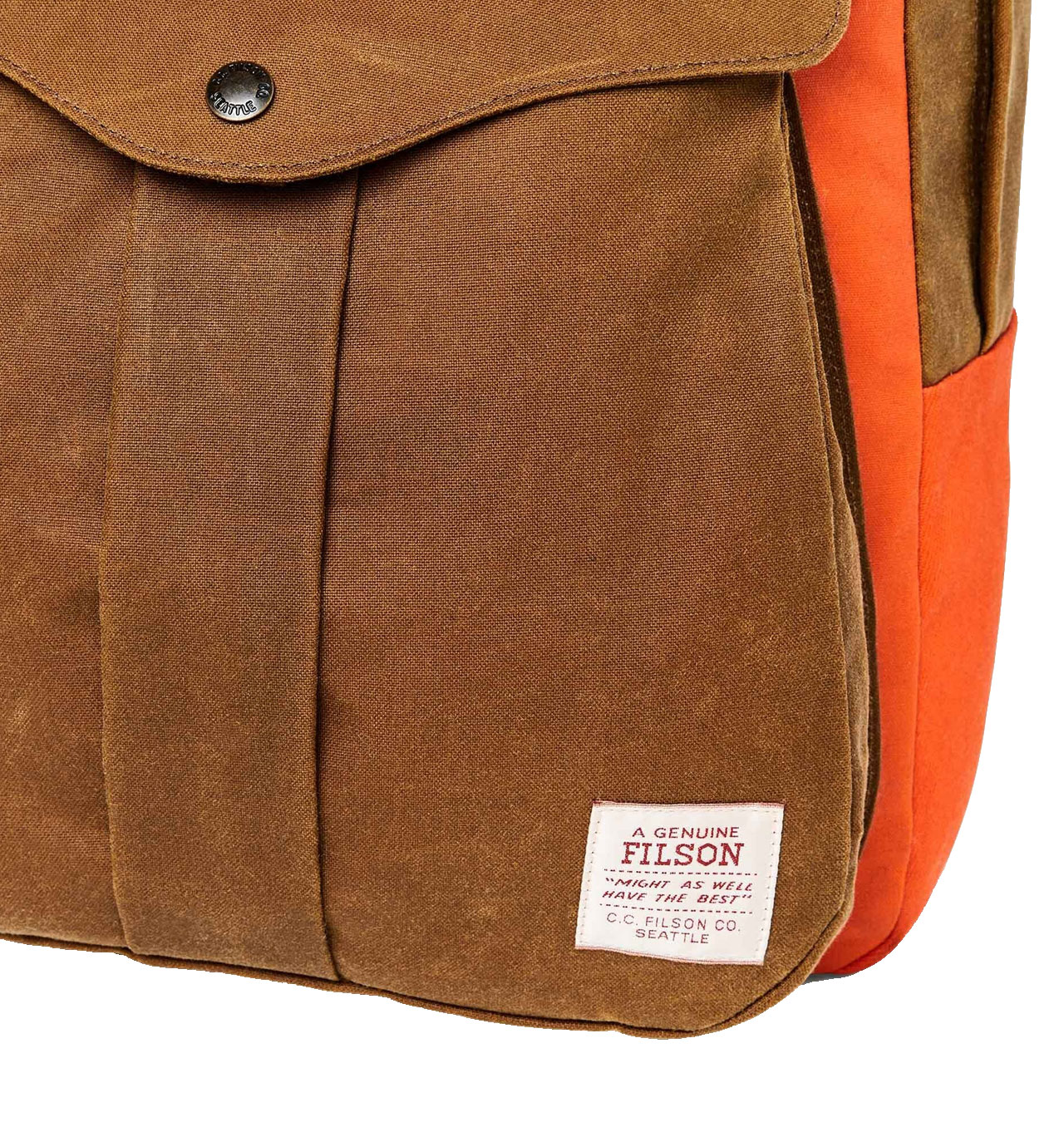 Filson - Journeyman Backpack - Dark Tan/Flame | Sverige
