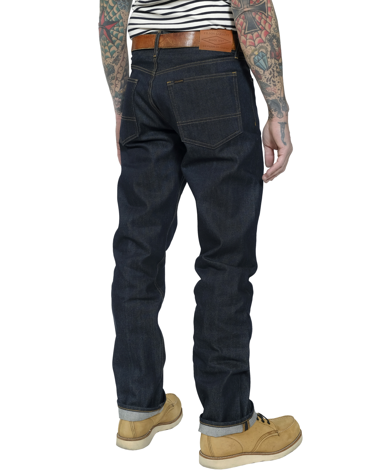 Filson - Rail-Splitter Jeans Raw Indigo Denim Jeans - 14.5 oz