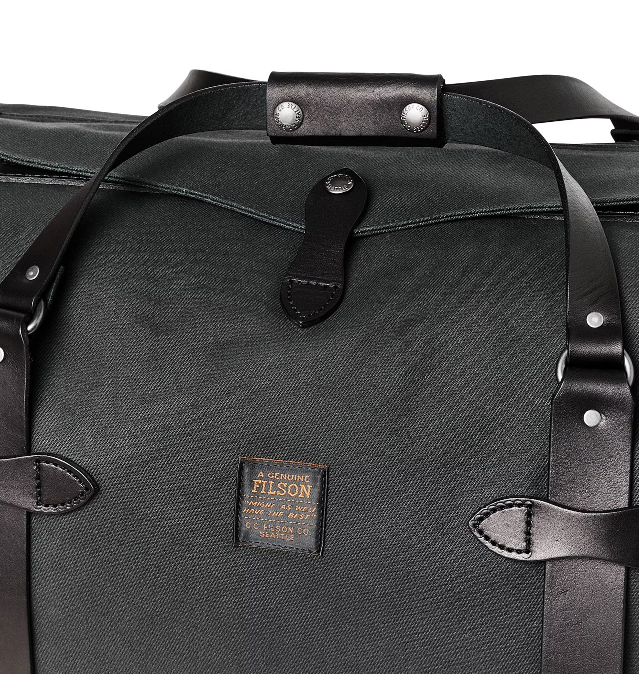 Filson - Rugged Twill Medium Duffle - Faded Black