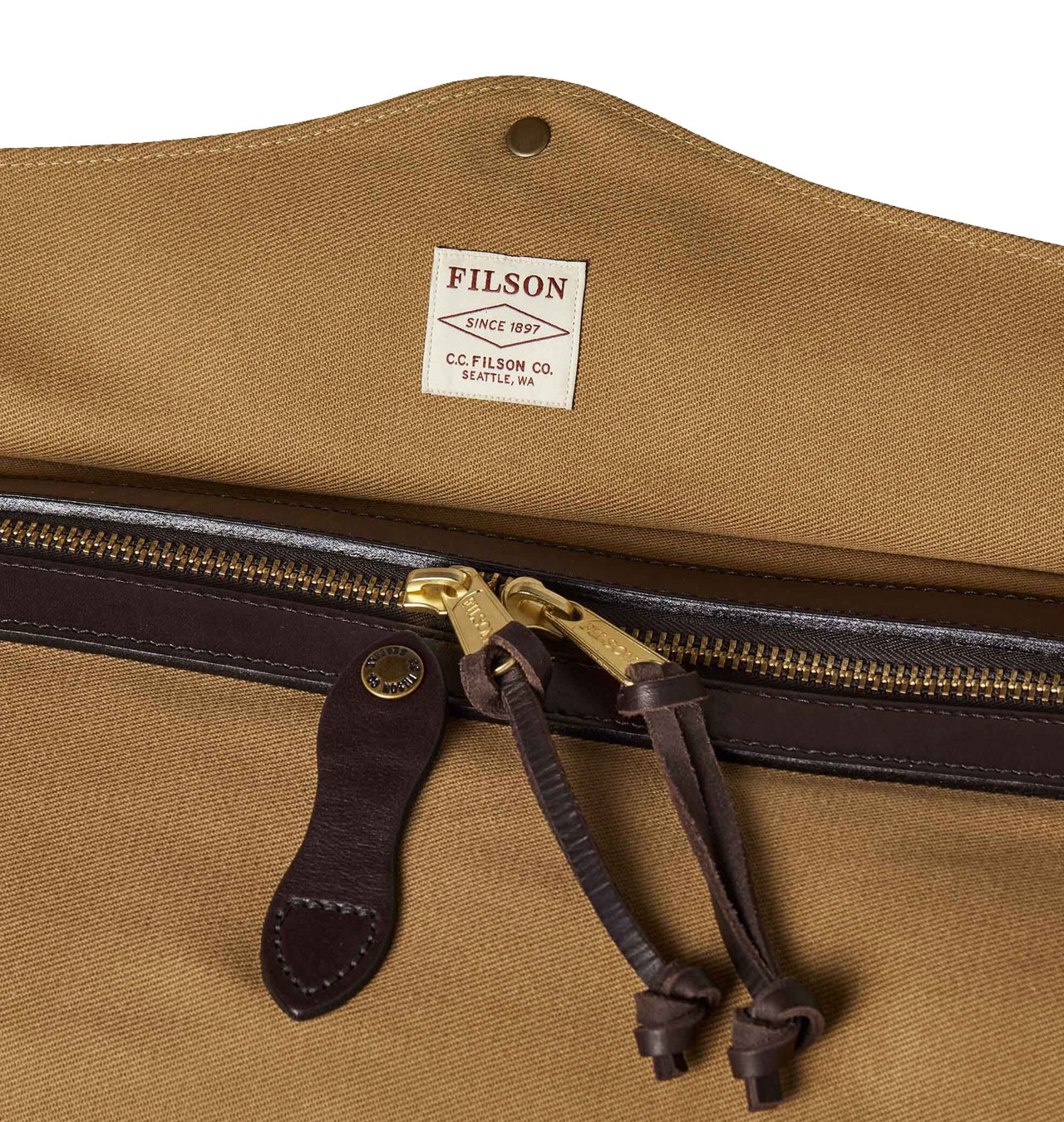 Filson - Rugged Twill Medium Duffle - Tan | Sverige