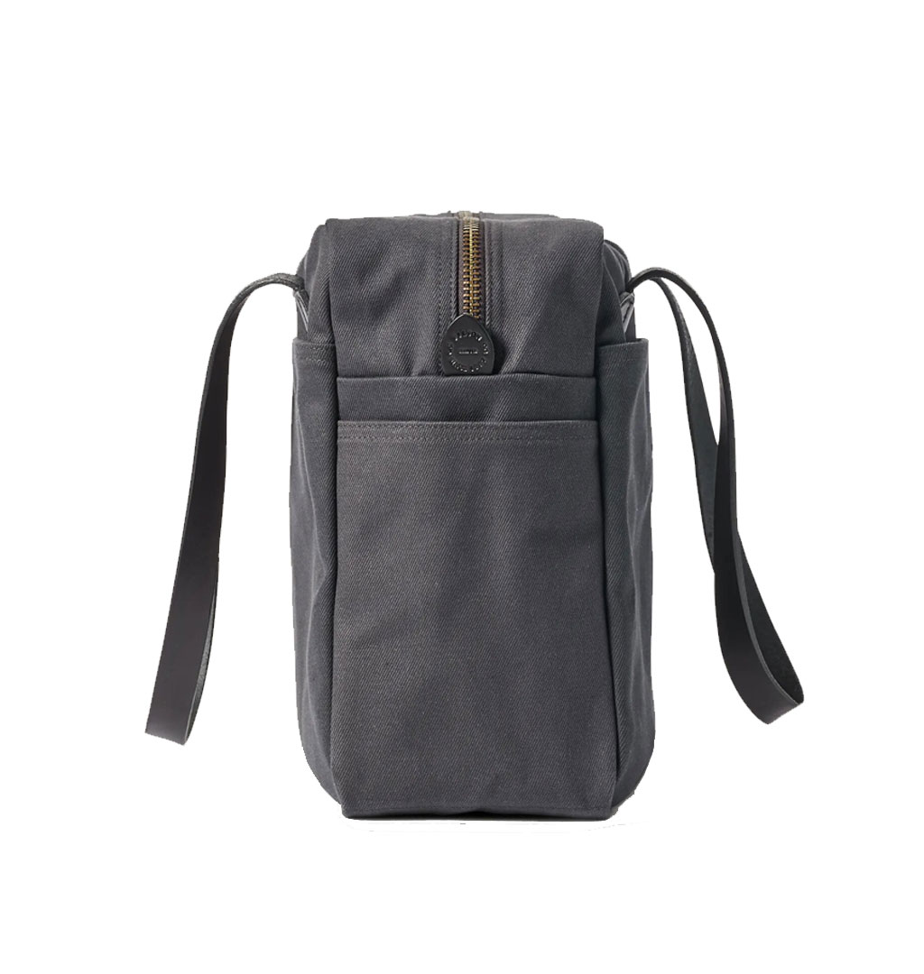 Filson - Rugged Twill Tote Bag With Zipper - Cinder Filson - Rugged Twill Tote Bag With Zipper - Cinder