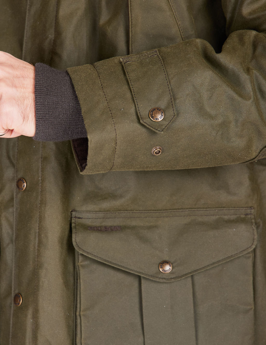 Filson - Shelter Cloth Parka - Otter Green | Sverige