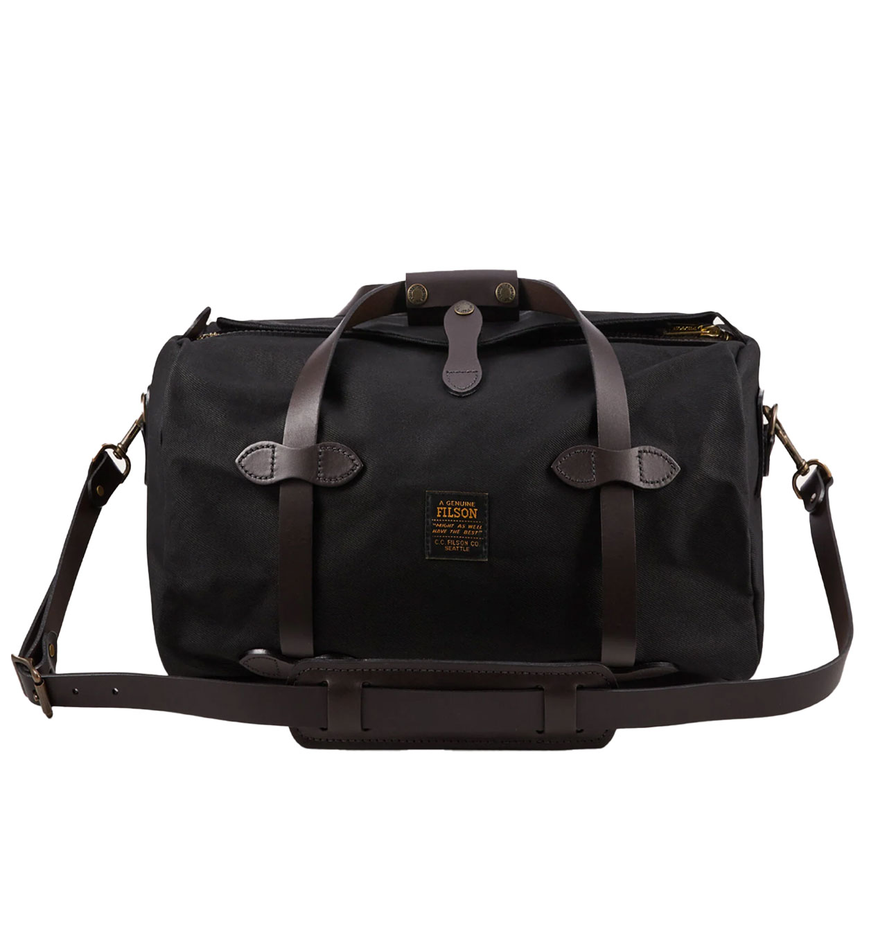Filson - Small Rugged Twill Duffle - Black