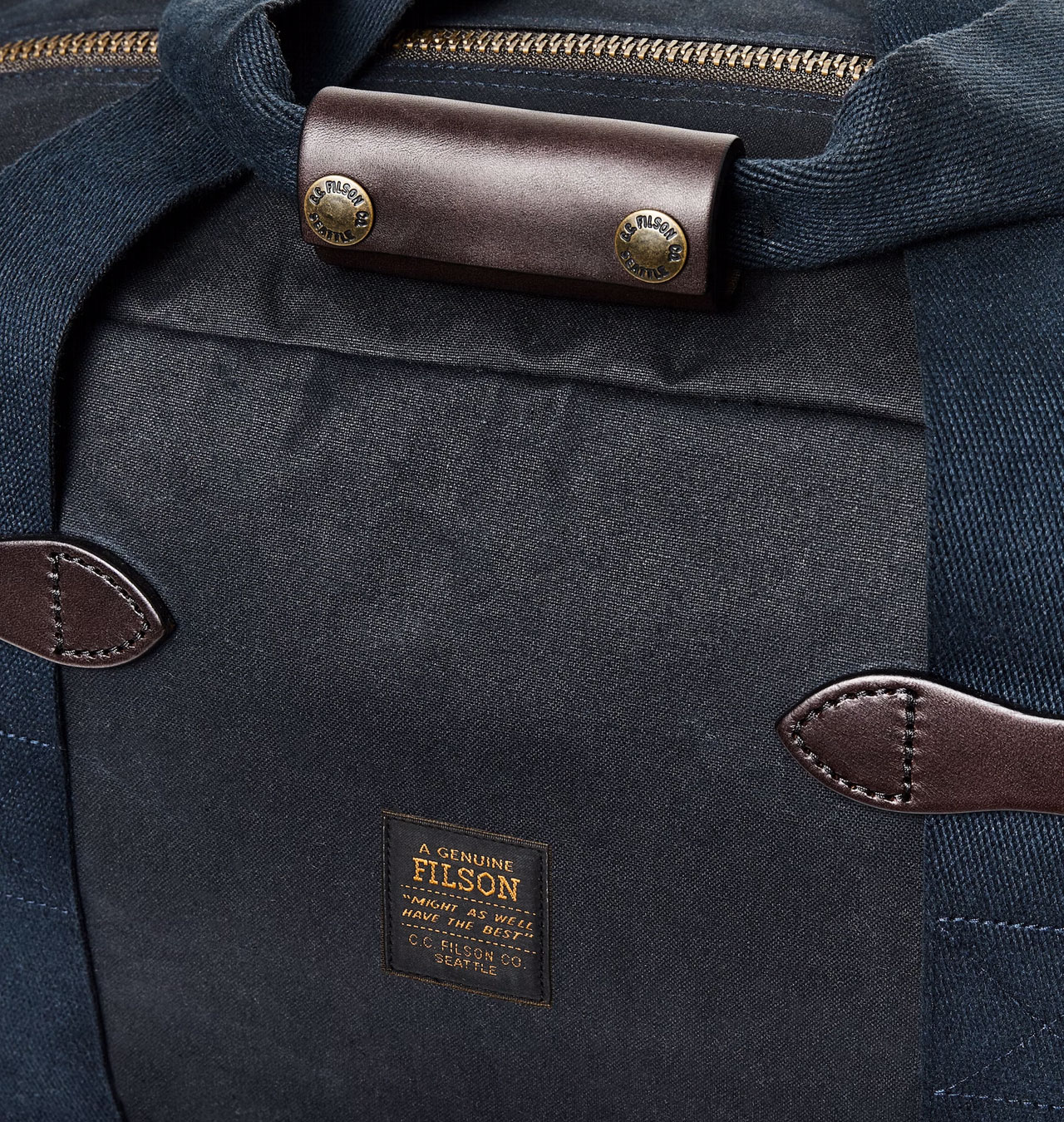 Filson - Small Tin Cloth Duffle Bag - Navy