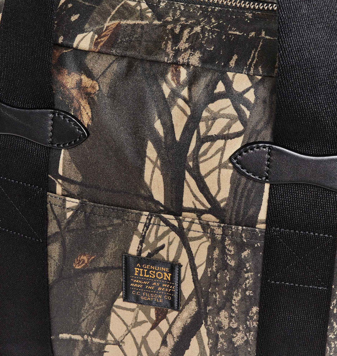 Filson - Tin Cloth Zipper Tote Bag - Realtree Hardwoods Camo | Sverige