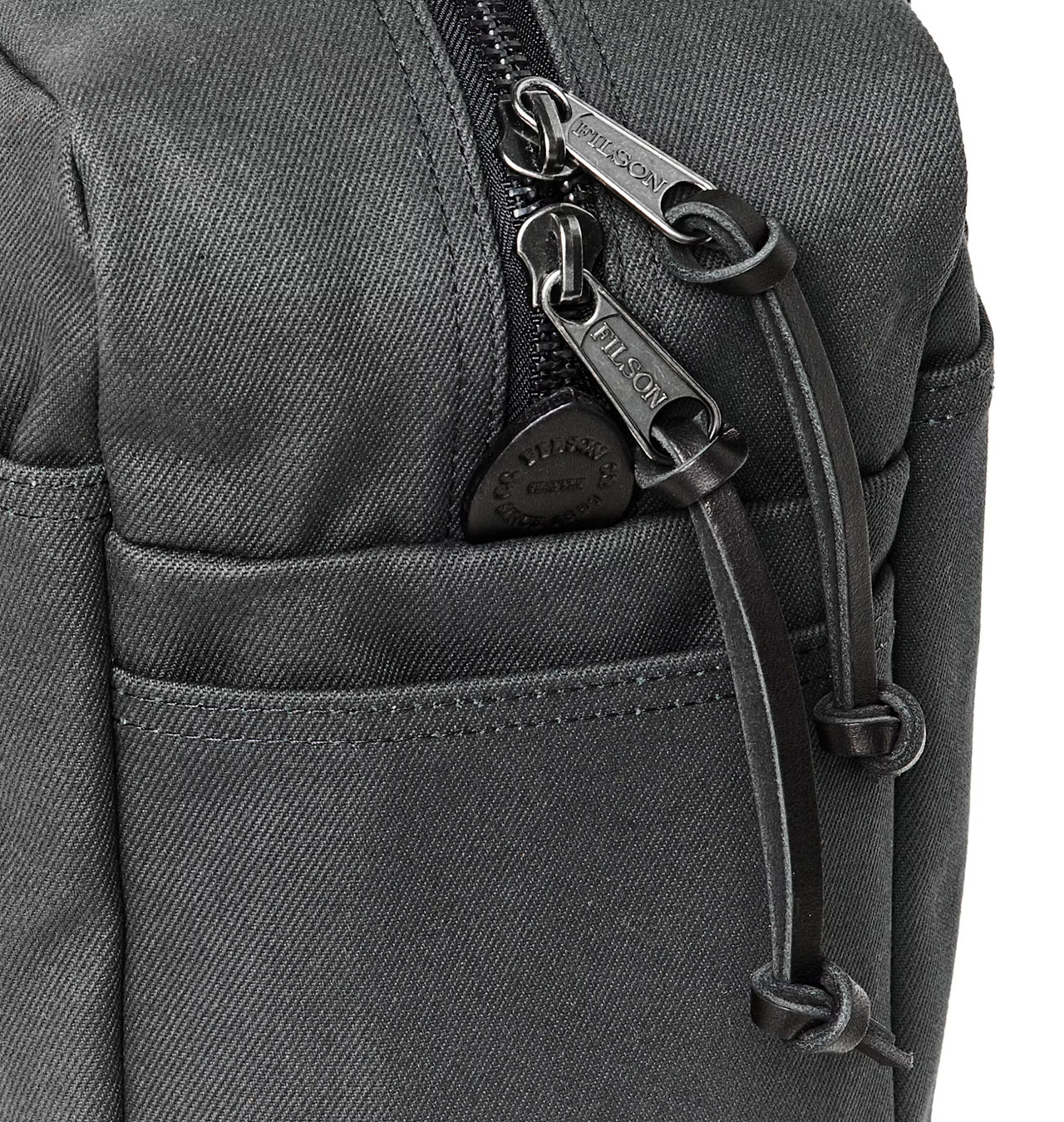 Filson - Tote Bag With Zipper - Faded Black | Sverige