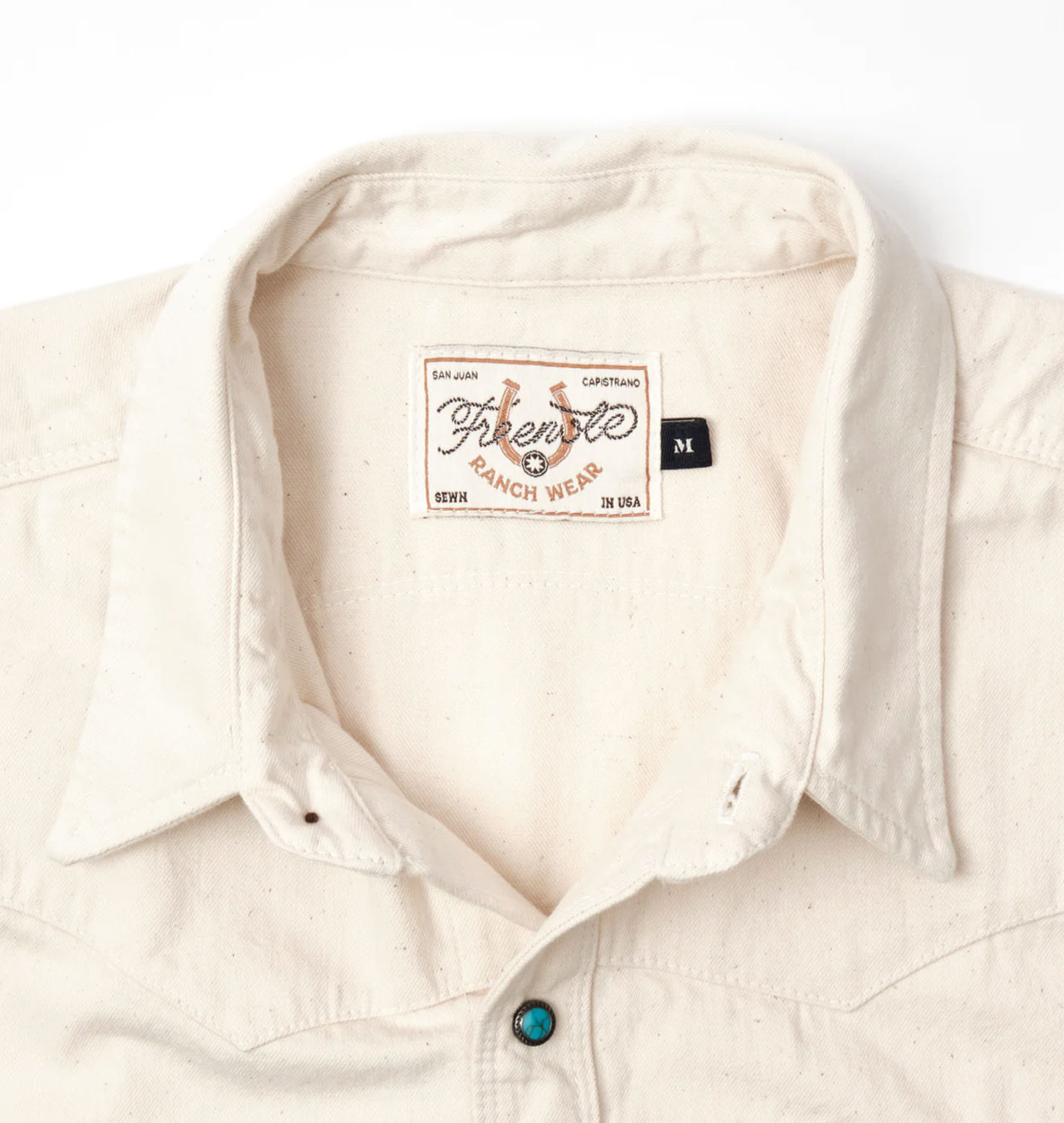 Freenote Cloth - Calico Western Denim Shirt - Albatross Denim | Sverig