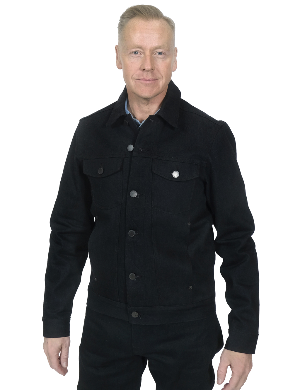 Freenote Cloth - Classic Denim Jacket 14.25 oz - Black Grey
