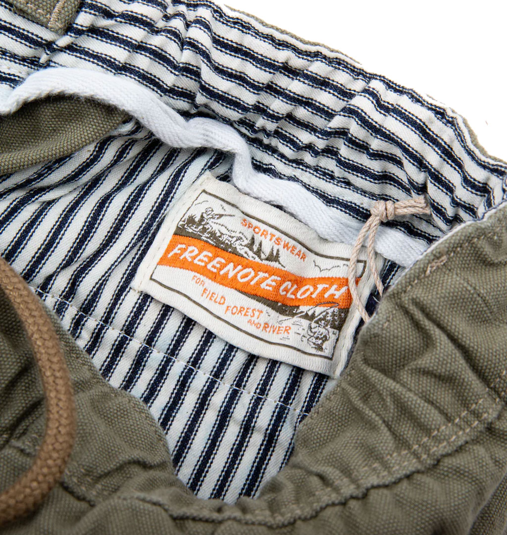 Freenote Cloth - Deck Short - Olive | Sverige