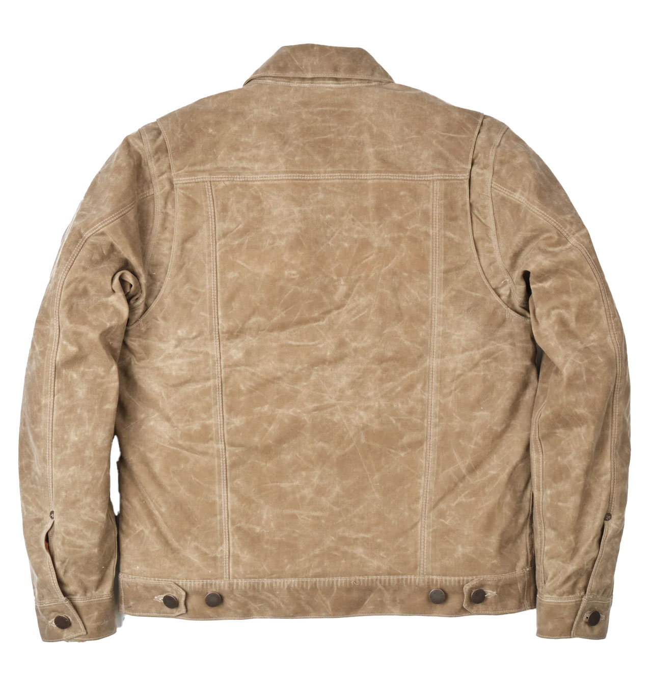 Freenote Cloth - Riders Jacket Waxed Canvas Brown Interior - Tobacco