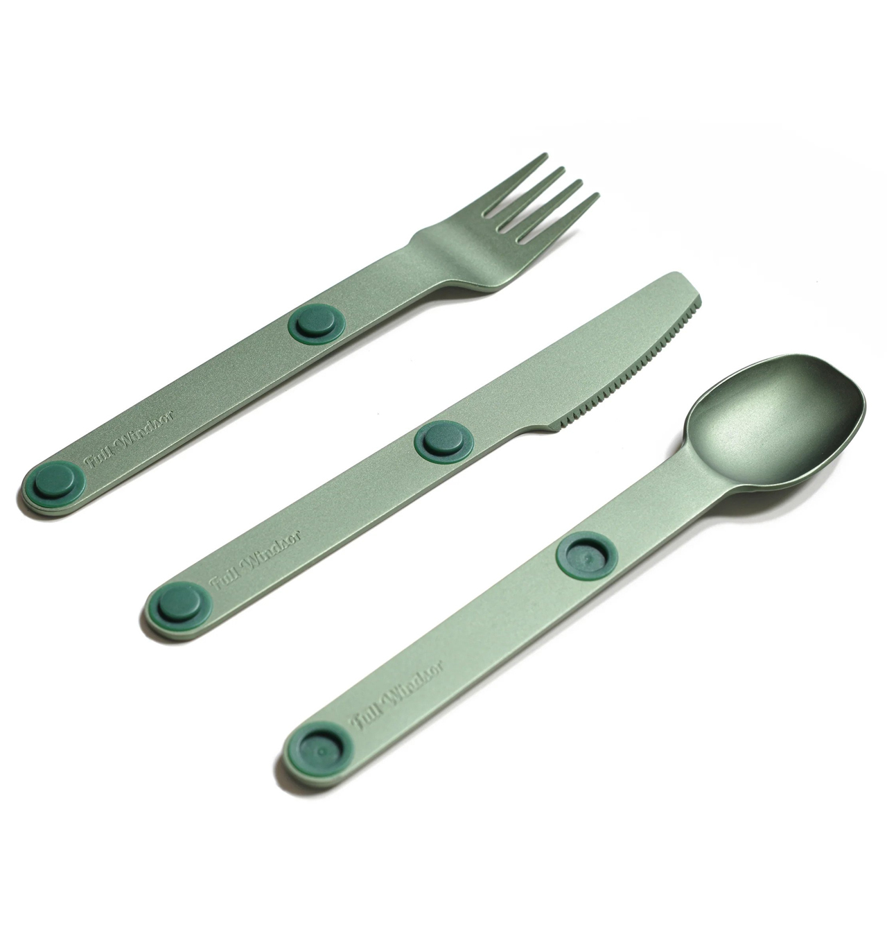 Full Windsor - Magware Magnetic Flatware Single Set - Green | Sverige
