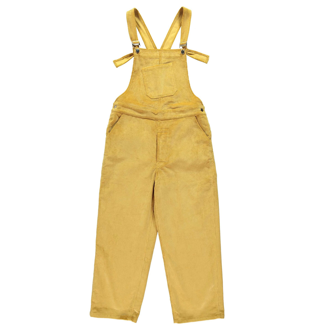 Girls Of Dust - Bib Overall 8 Wale Heavy Cords - Corn