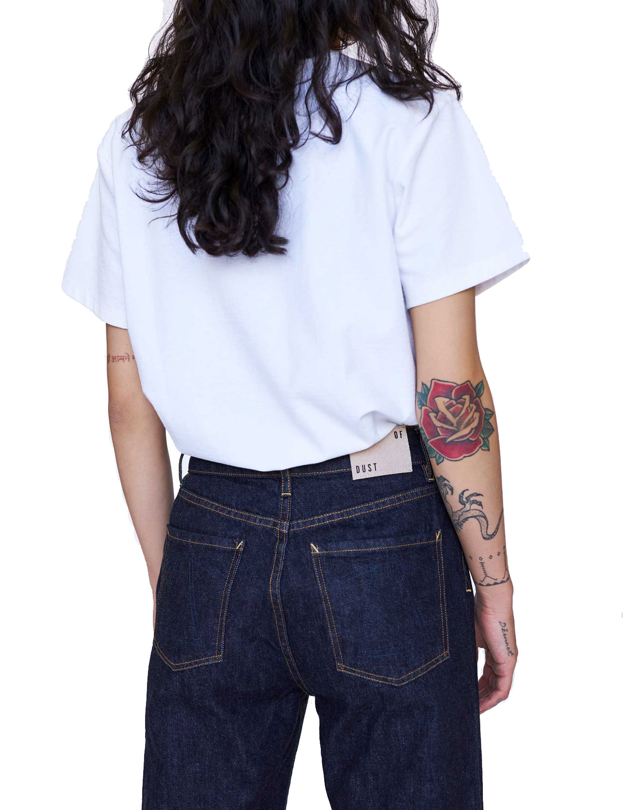 Girls Of Dust - Georgia High Waist Straight Selvedge Denim Jeans - Ind