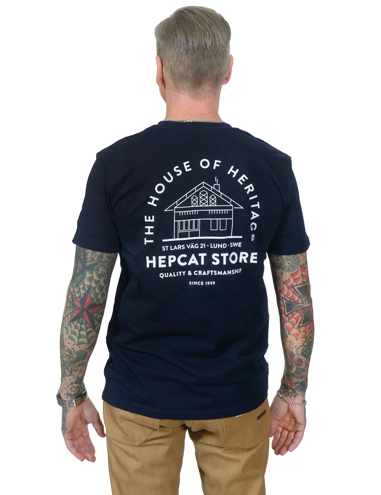 HepCat - The House Of Heritage Pocket Tee - Navy