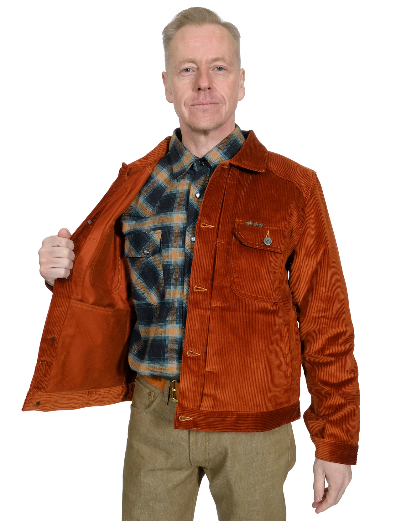 Indigofera - Parsons Lodge Corduroy Jacket - Kanel