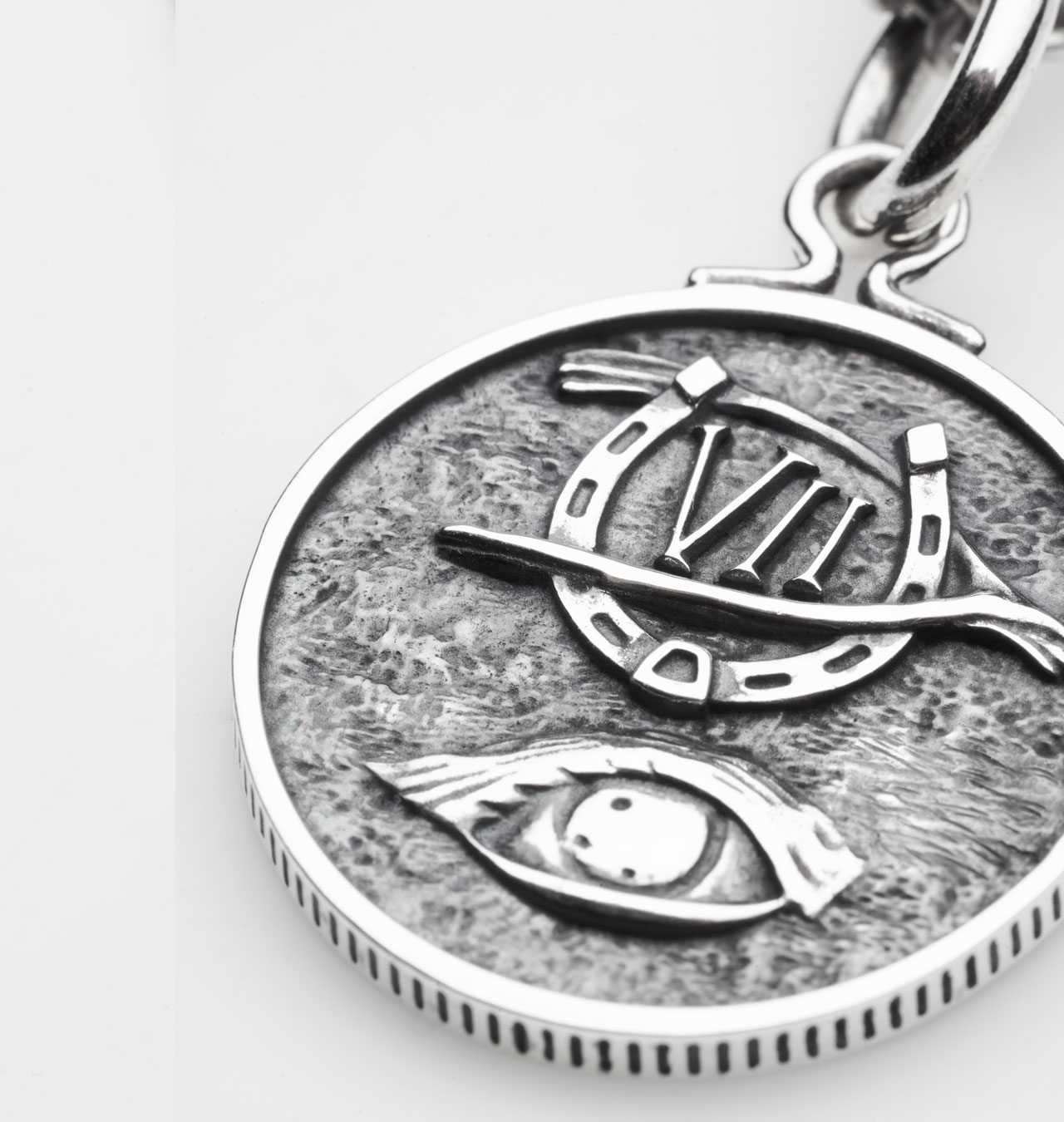 O.P Jewellery - Good Luck And Be Safe Silver Pendant