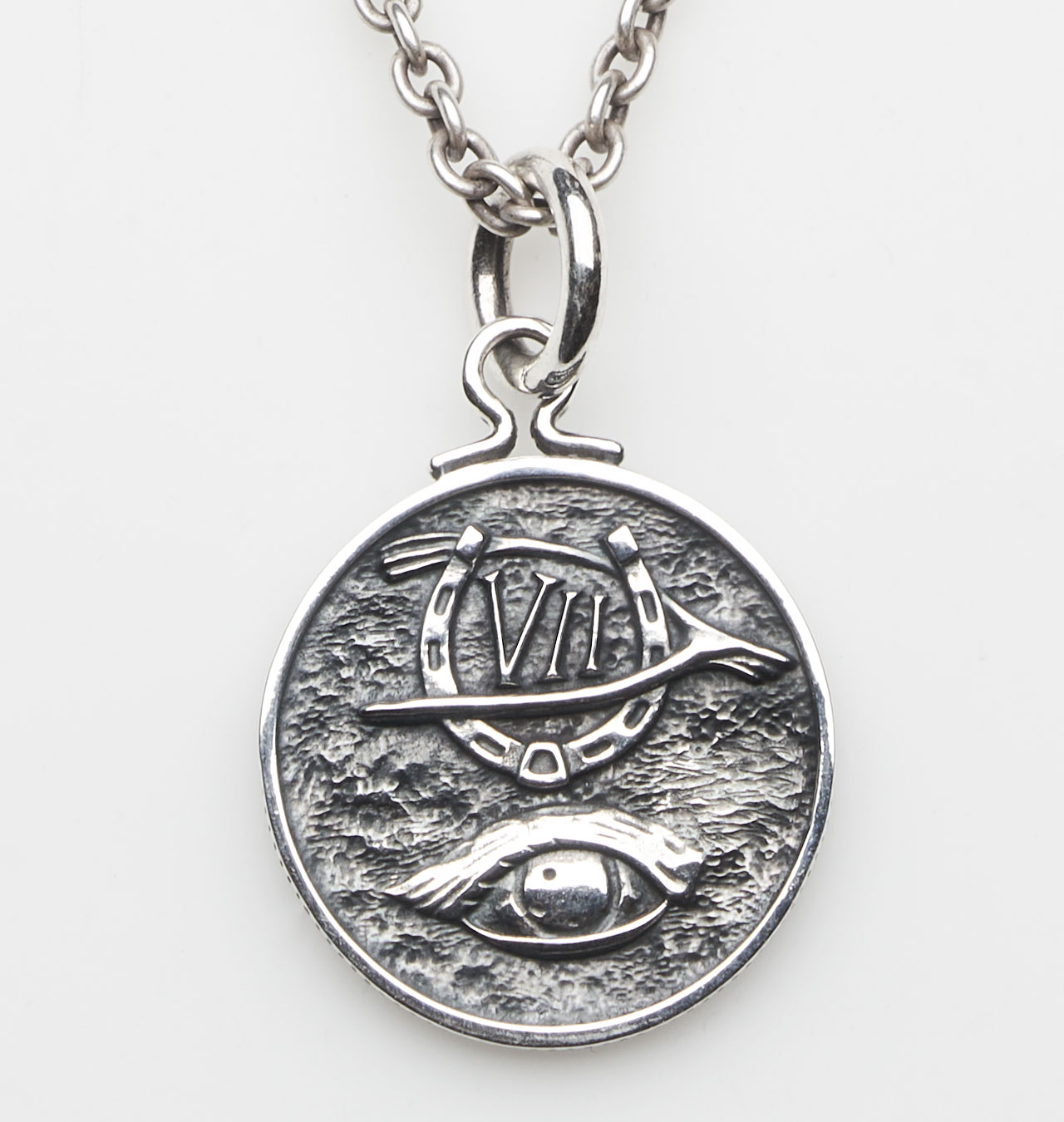 O.P Jewellery - Good Luck And Be Safe Silver Pendant