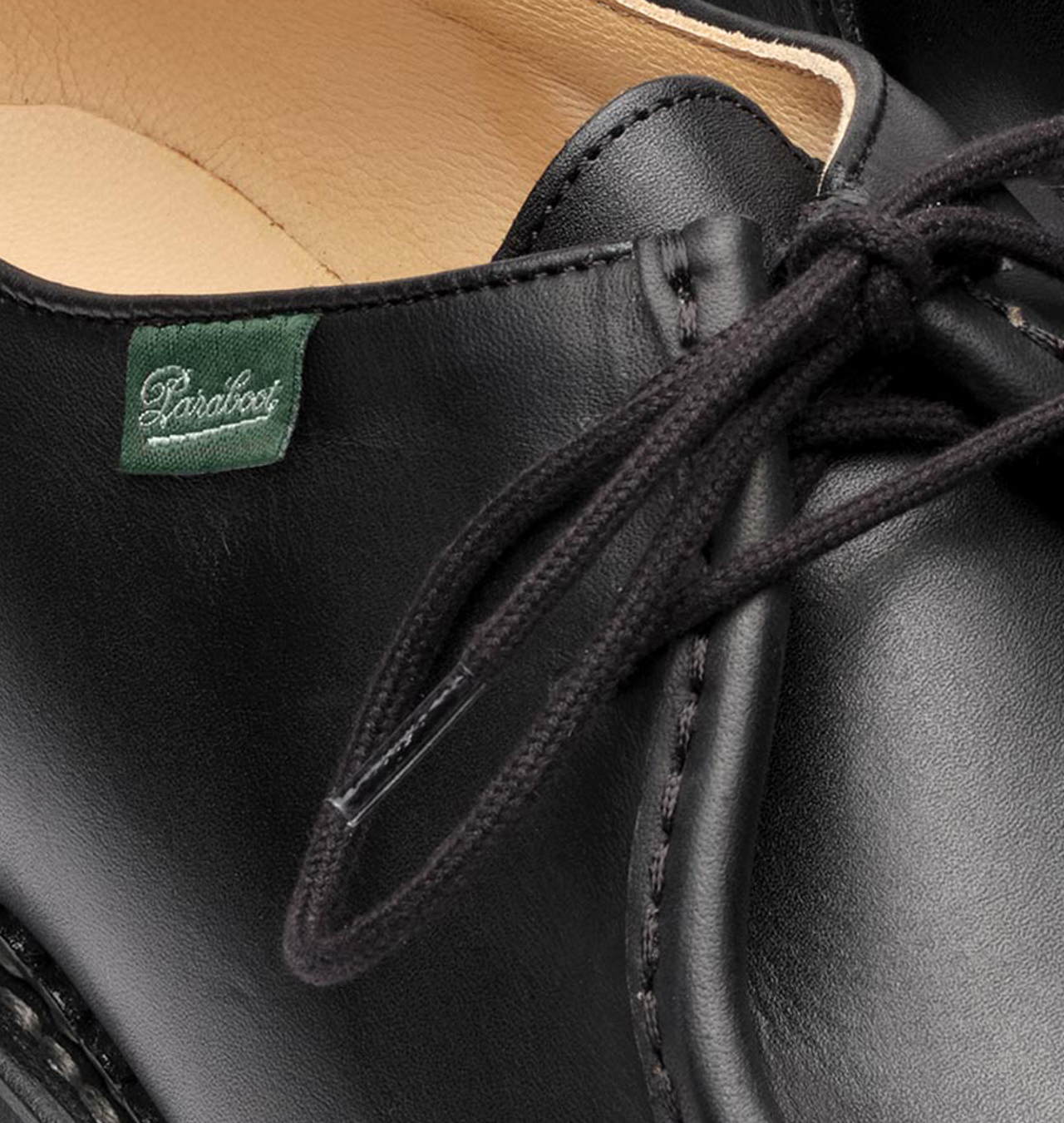 Paraboot Michael Lisse Noir | Handcrafted Tyrolean Shoe