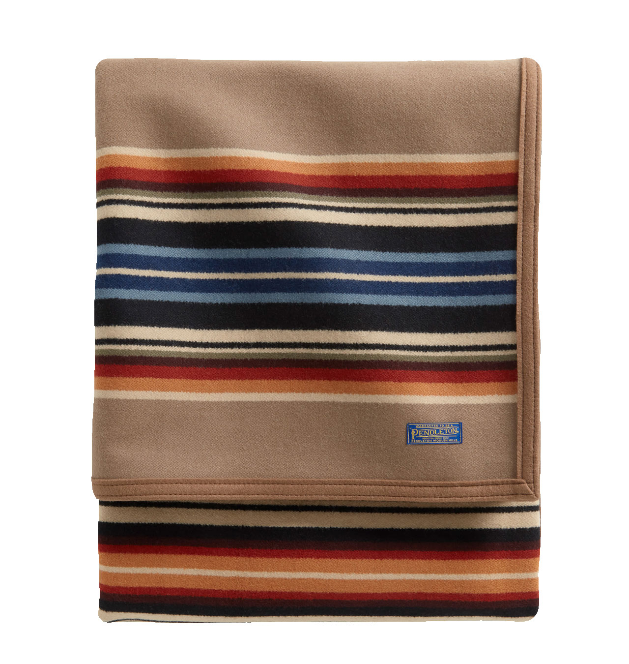 Pendleton - Archival Serape Wool Blanket - Gray Horse Khaki