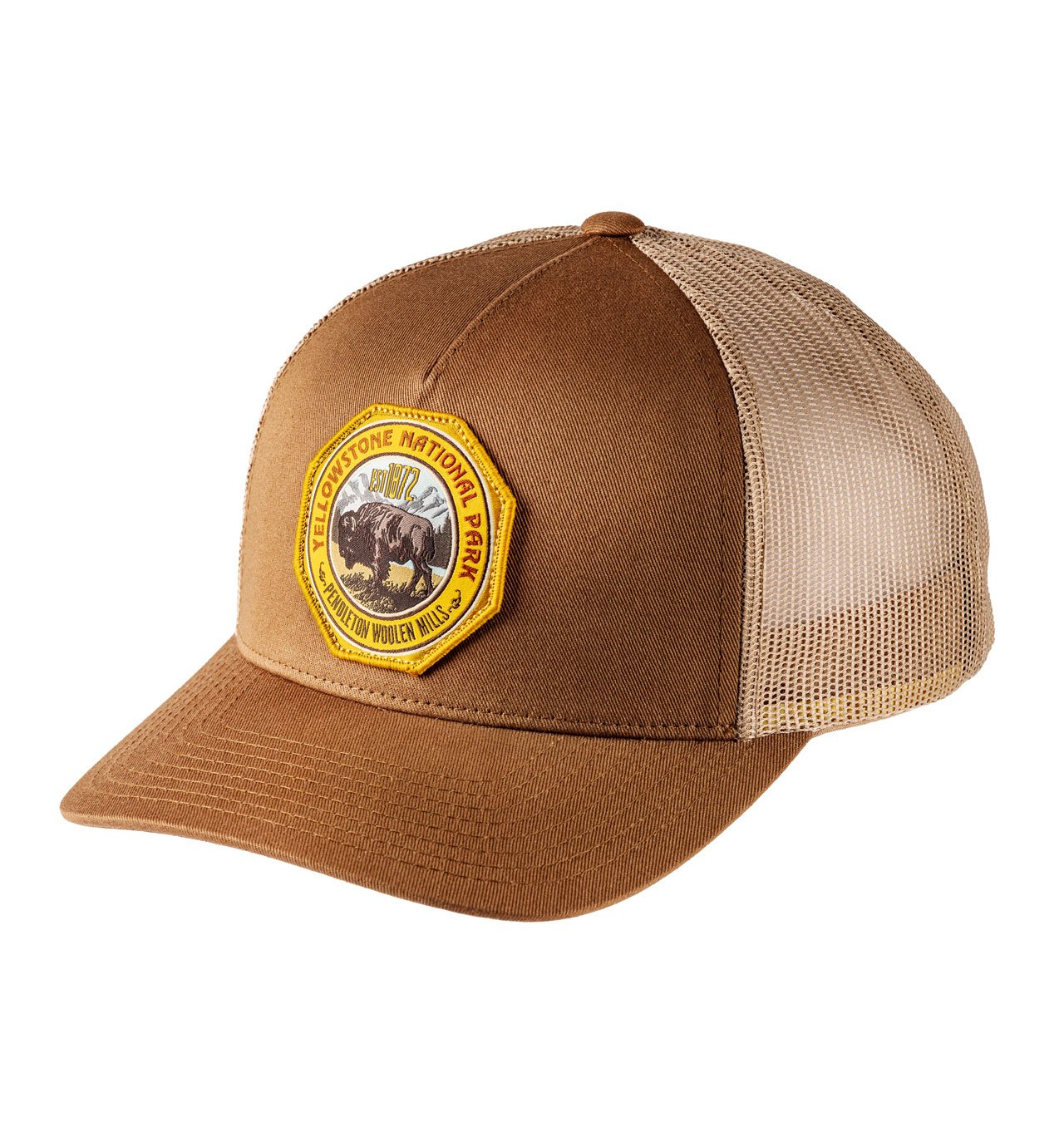 Pendleton - National Park Trucker Cap Yellowstone - Dark Tan