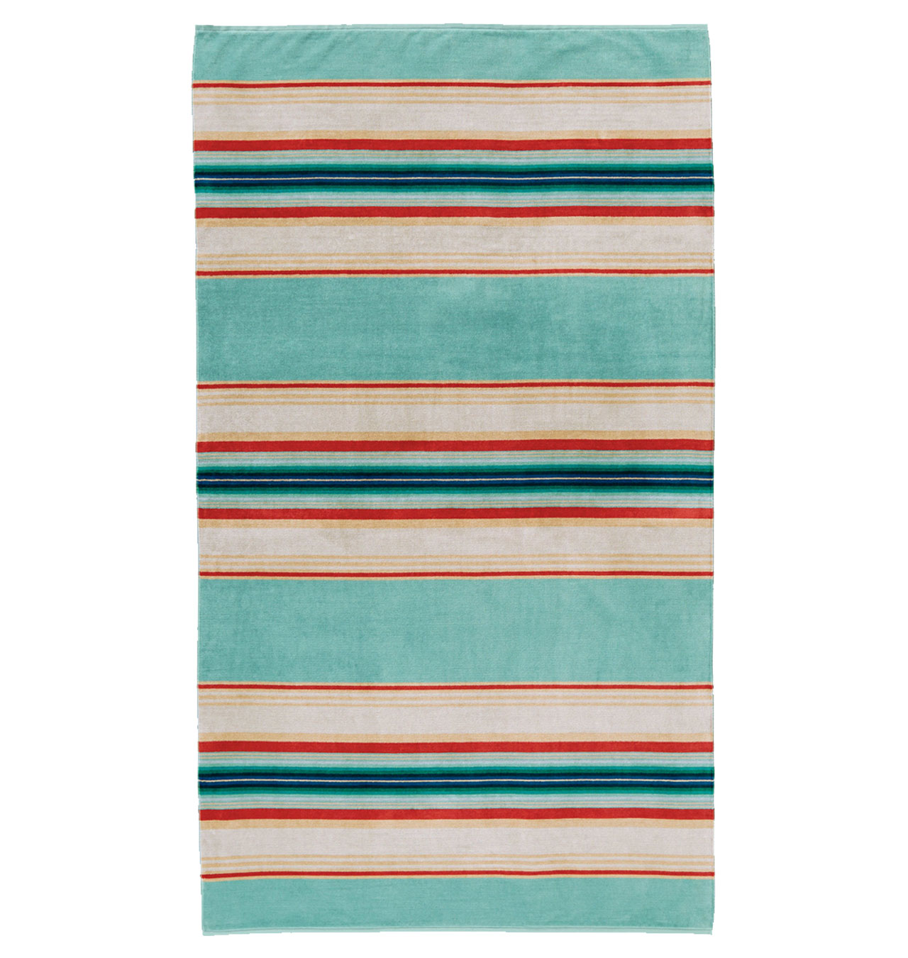 Pendleton - Serape Stripe Spa Towel - Aqua