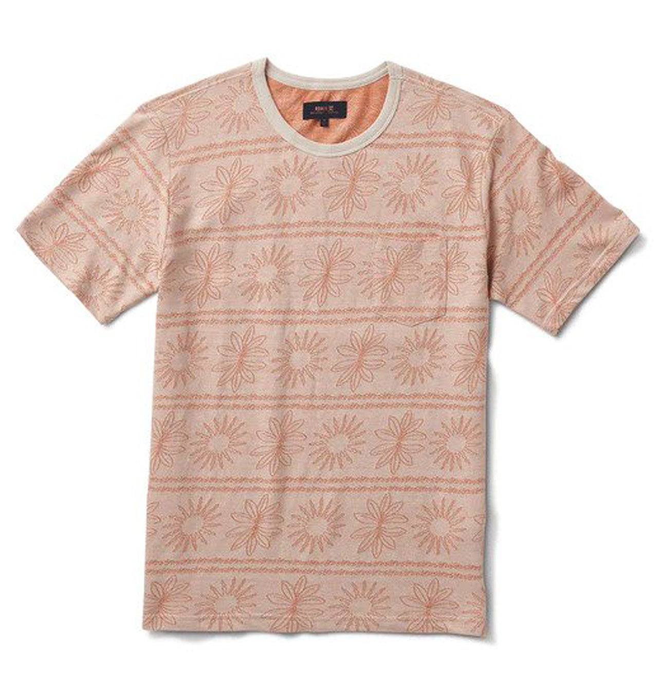 Roark - Well Worn Sandbar Jacquard T-Shirt - Bone