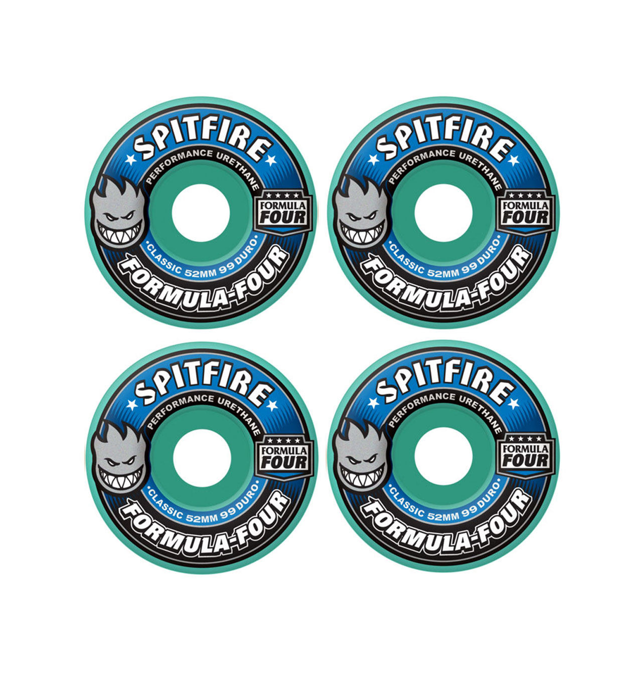 Spitfire Formula Four 99d Classic Mint Skateboard Wheels 53mm Sv