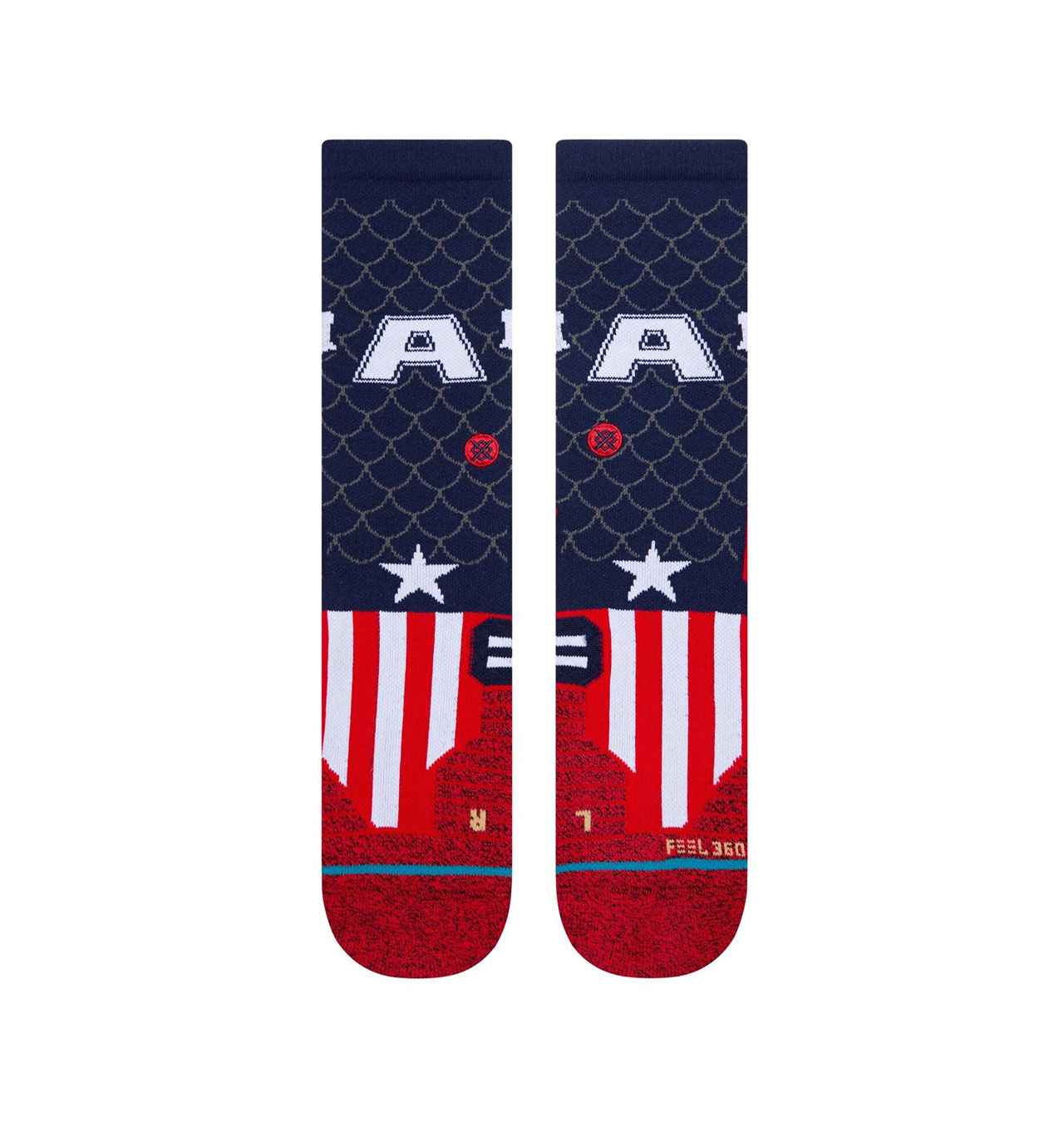 Stance - Marvel FEEL360 Athletic Captain Crew Socks