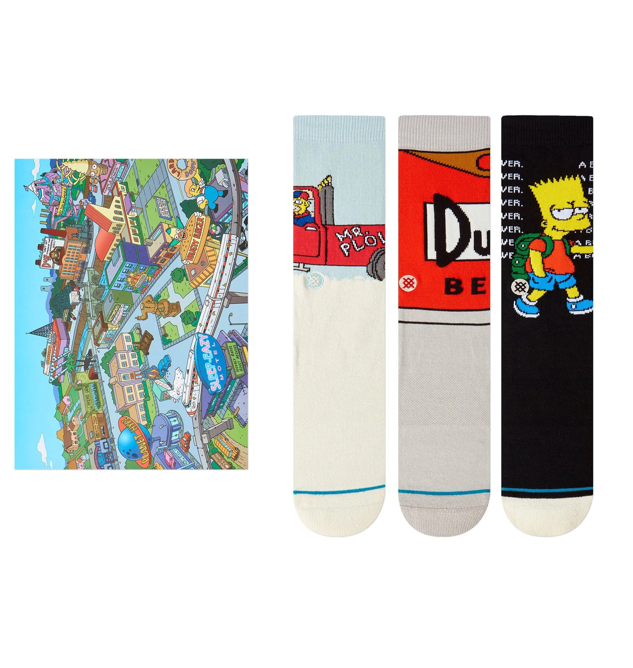 Stance - The Simpsons Crew Socks Box Set | Sverige