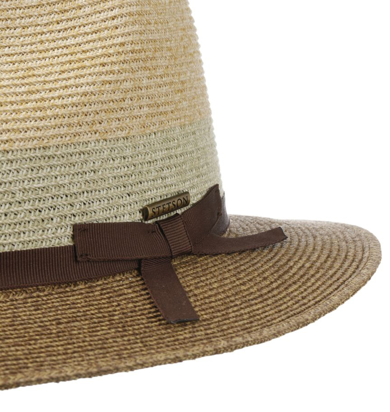 Stetson - Contrast Brim Toyo Straw Hat - Nature
