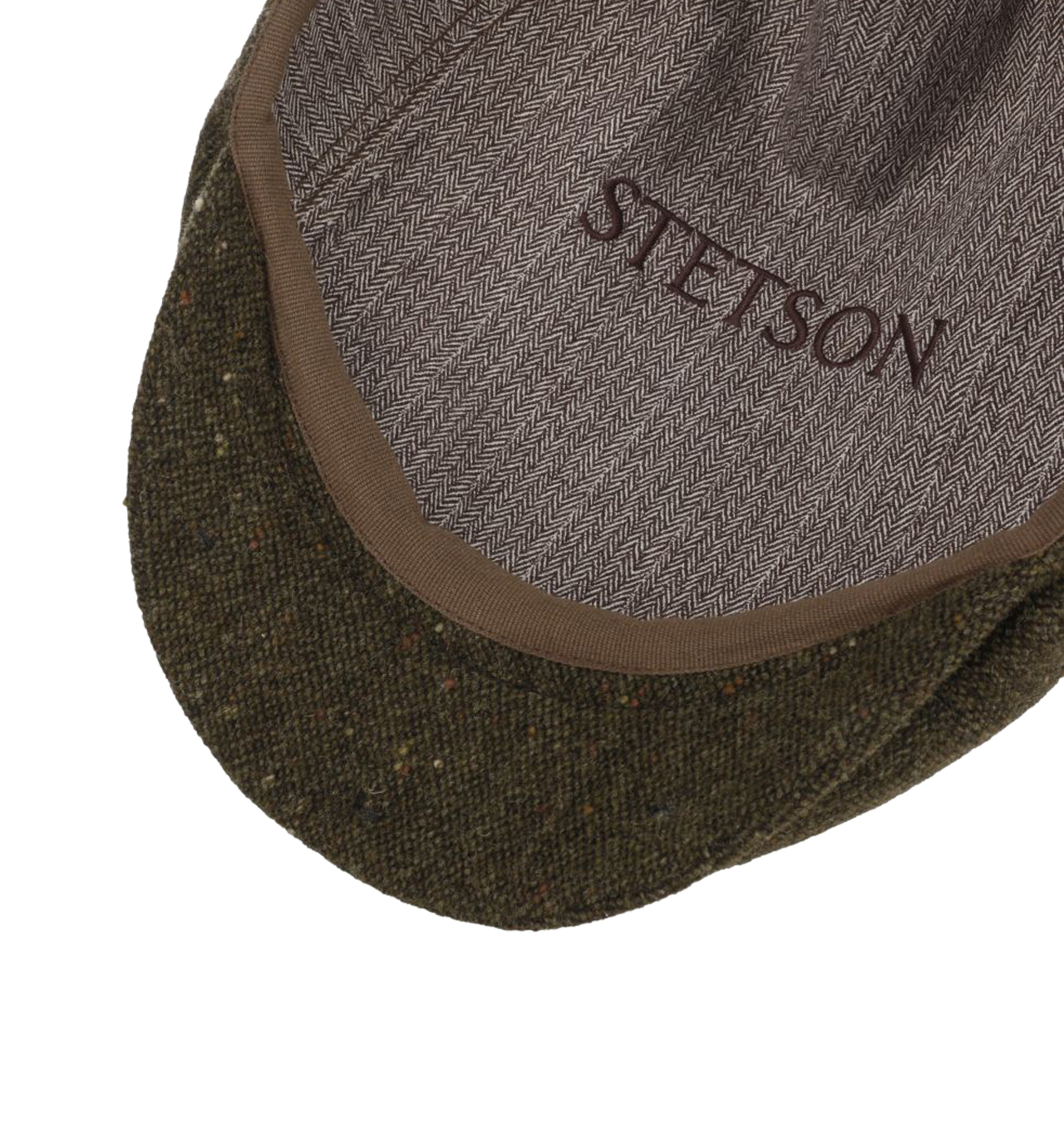 Stetson - Standsfield Virgin Wool Flat Cap - Olive | Sverige