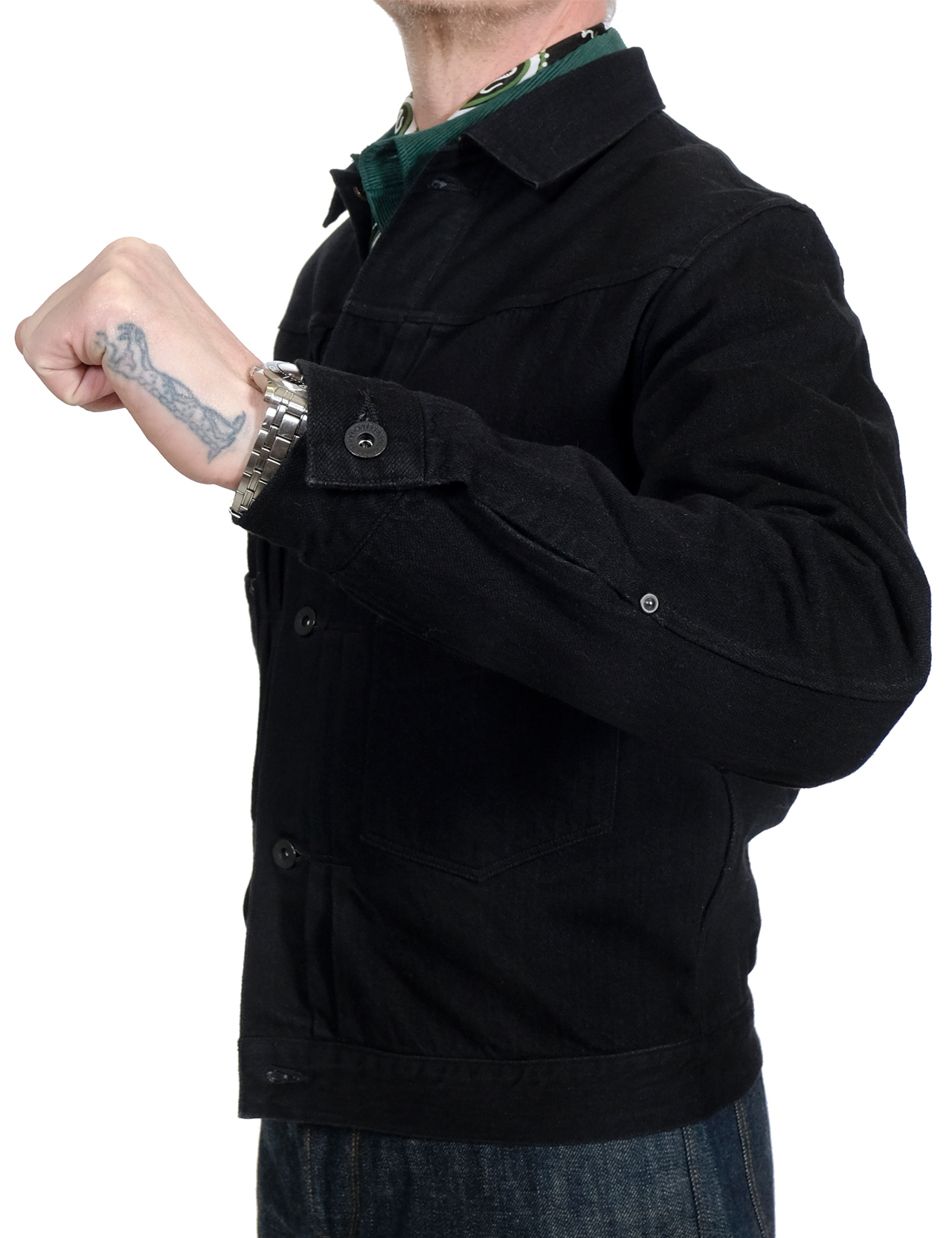 Stevenson Overall Co. - 102 Saddle Horn Type II Denim Jacket - Solid B