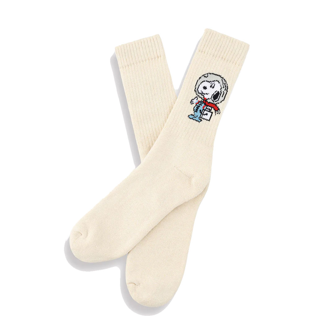 TSPTR - Astro Snoopy Socks Ecru | Sverige
