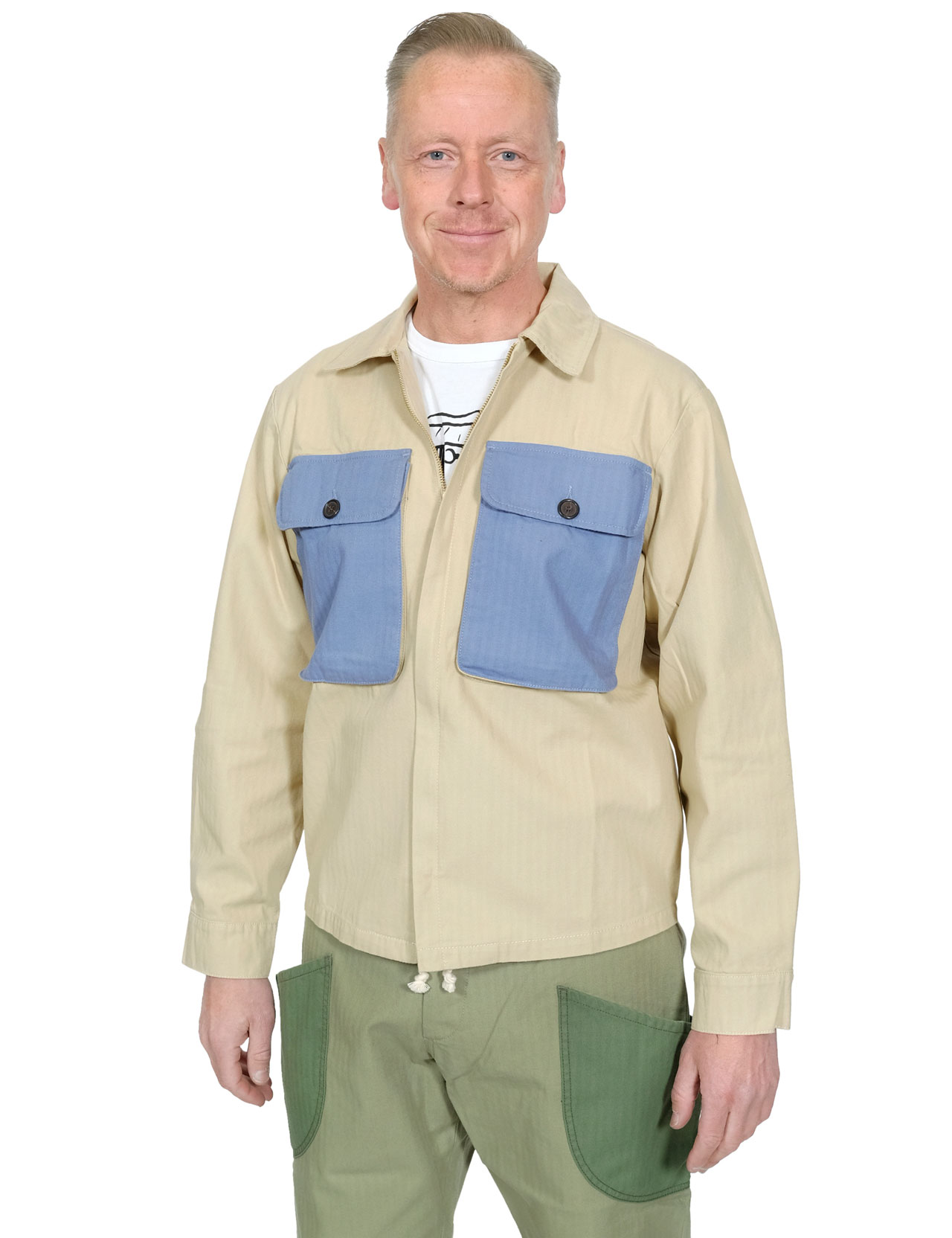 TSPTR - Marine Jacket - Boulder/Powder HBT