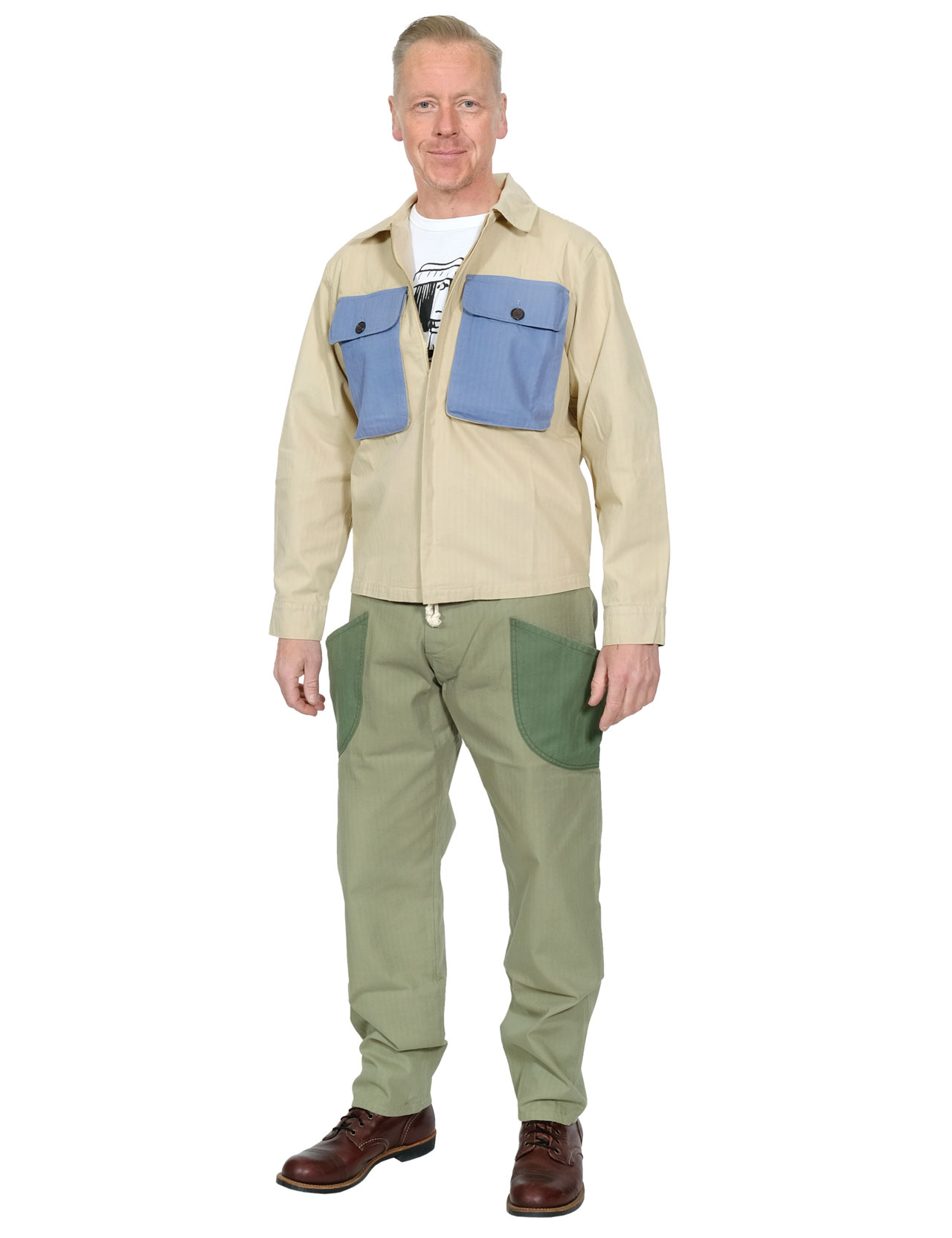 TSPTR - Marine Jacket - Boulder/Powder HBT | Sverige