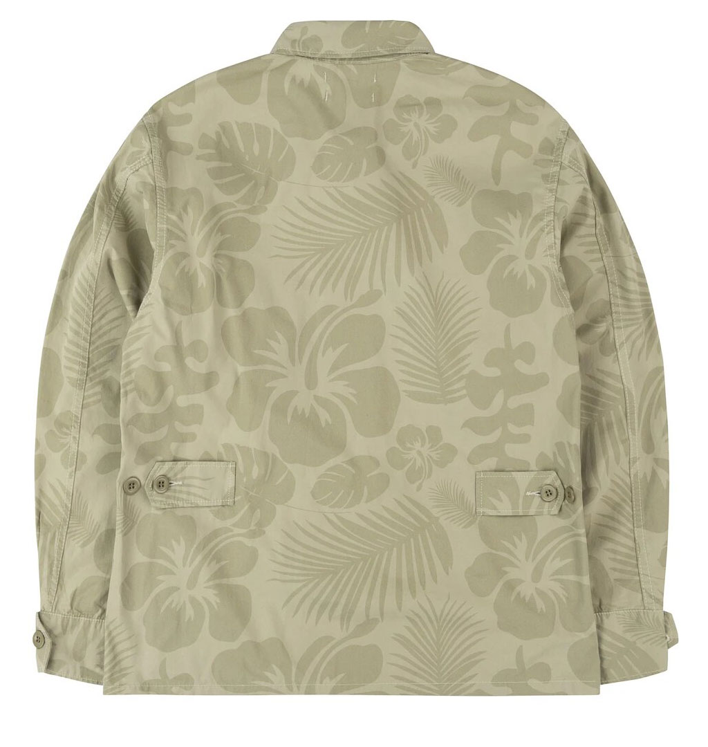 TSPTR - Nam Jacket Aloha Print - Olive