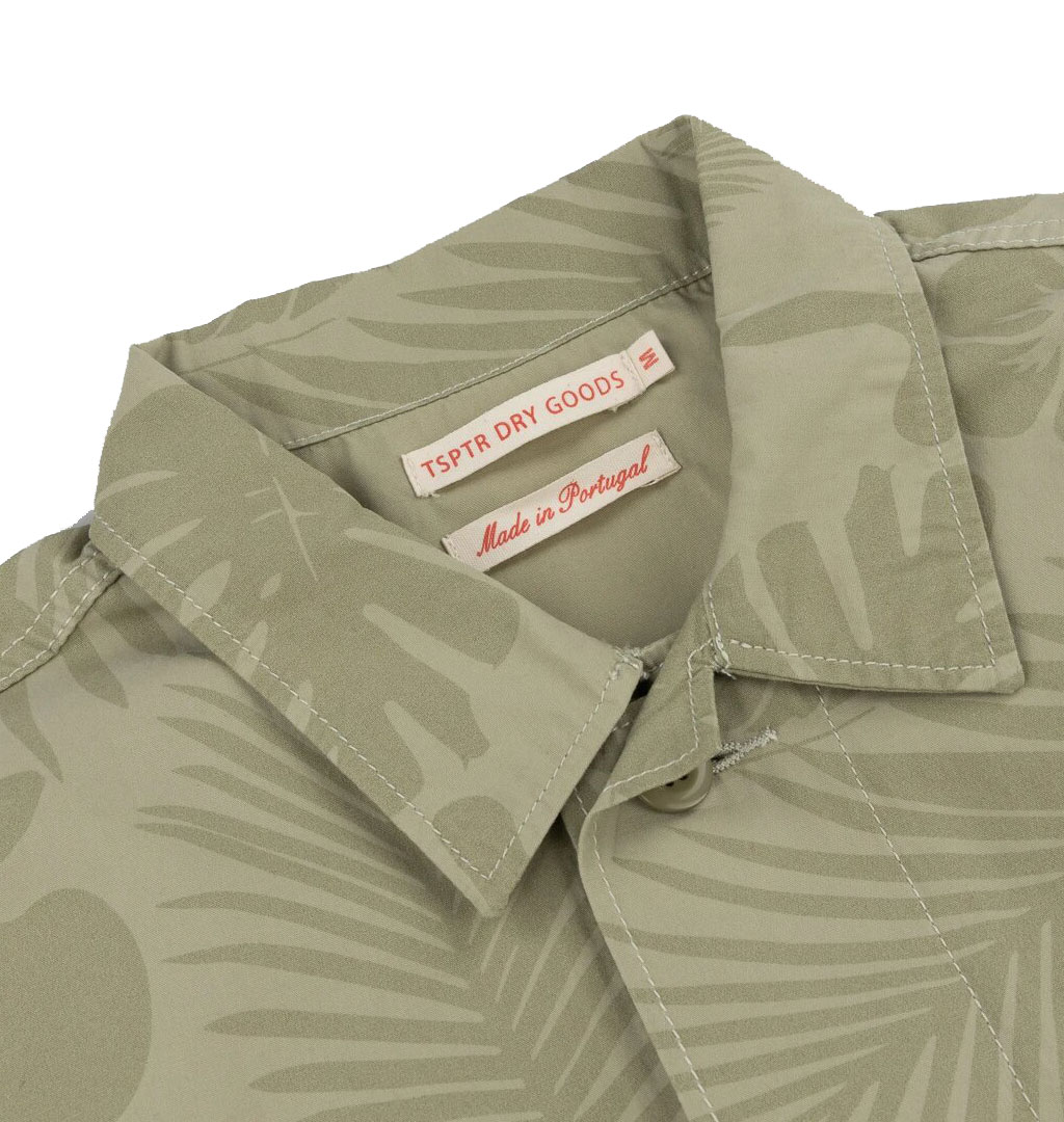 TSPTR - Nam Jacket Aloha Print - Olive