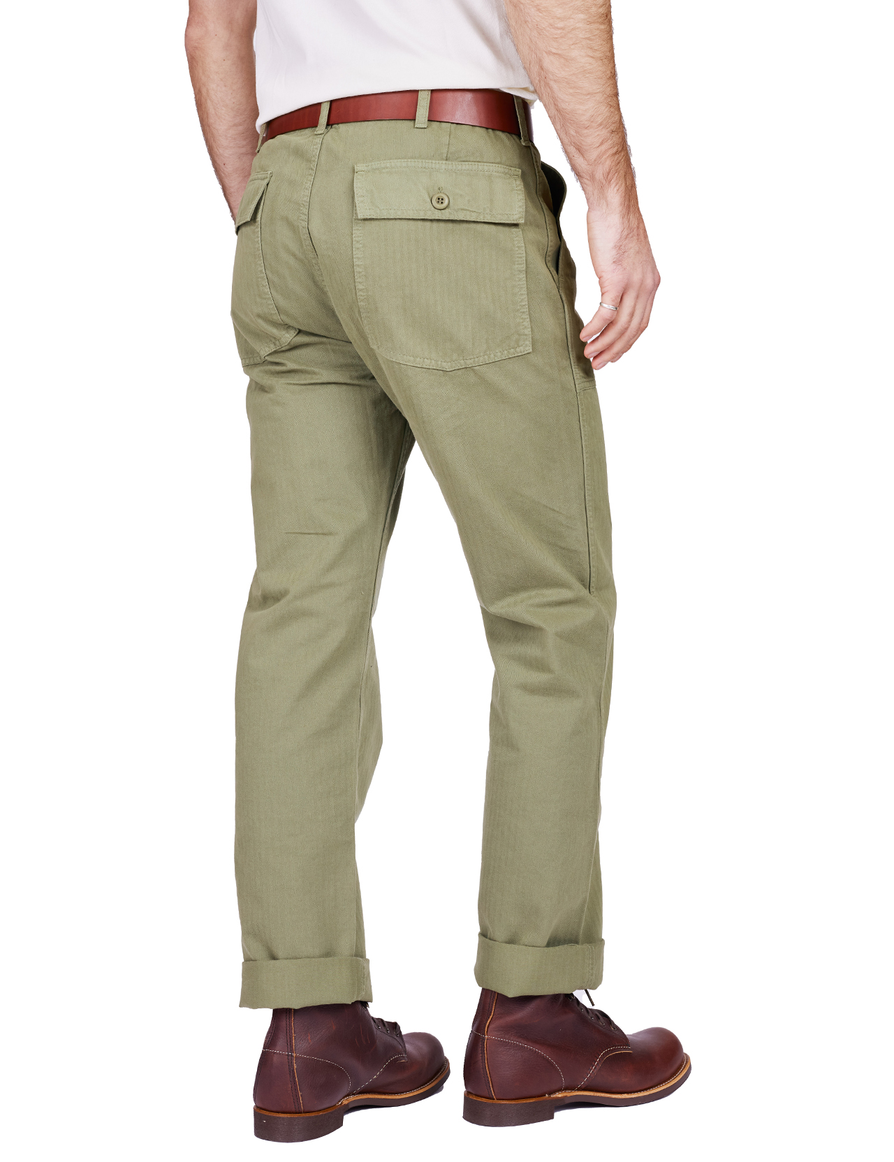 Tellason - Fatigue Pant Herringbone - Military