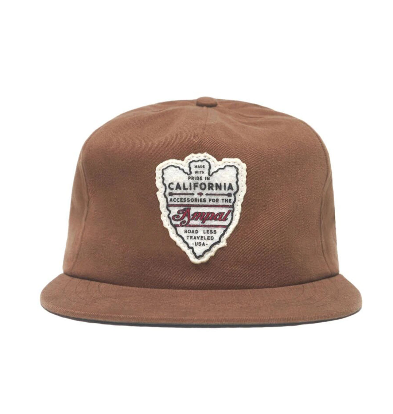 The Ampal Creative - Arrow Strapback Cap - Brown