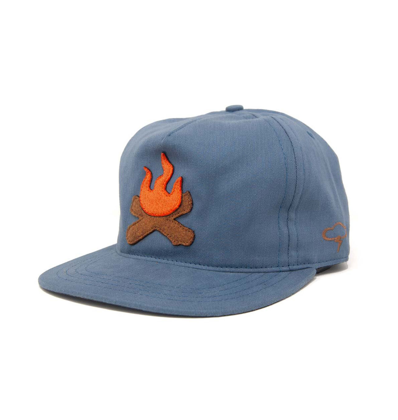 The Ampal Creative - Campfire Strapback Cap - Blue