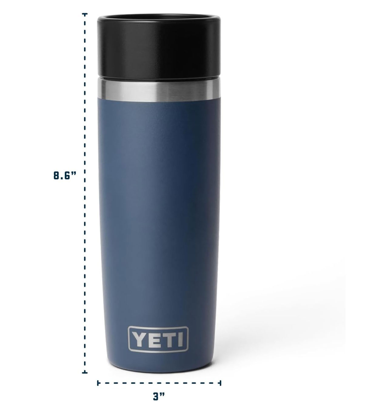 Yeti - Rambler 16 oz (473 ml) Travel Bottle With Commuter Cap - Navy