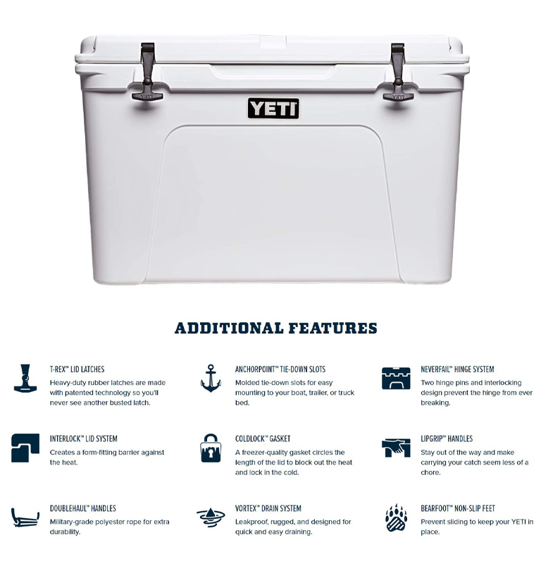 Yeti - Tundra 105 Cool Box - White | Sverige