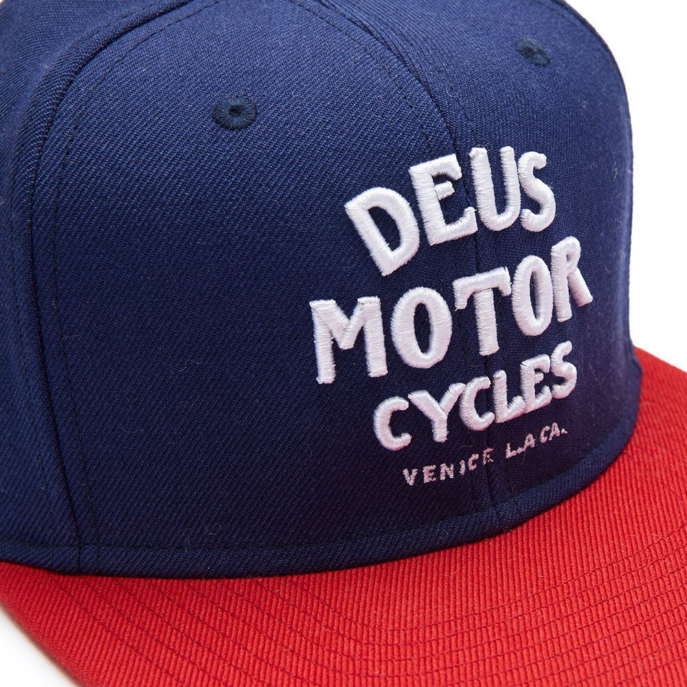 Deus Ex Machina - Motor Baseball Cap - Navy/Red