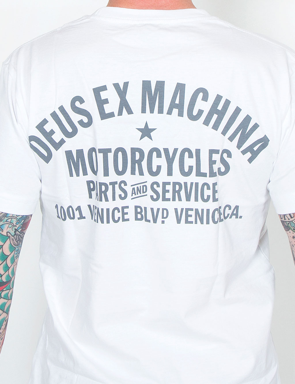 Deus - Venice Address Tee - White | Sverige