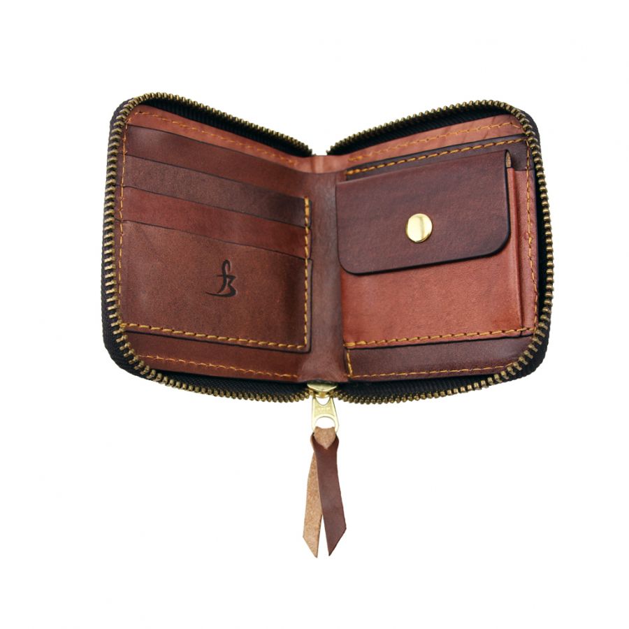 Flying Zacchinis - Highway 61 Leather Wallet - D Brown | Sverige