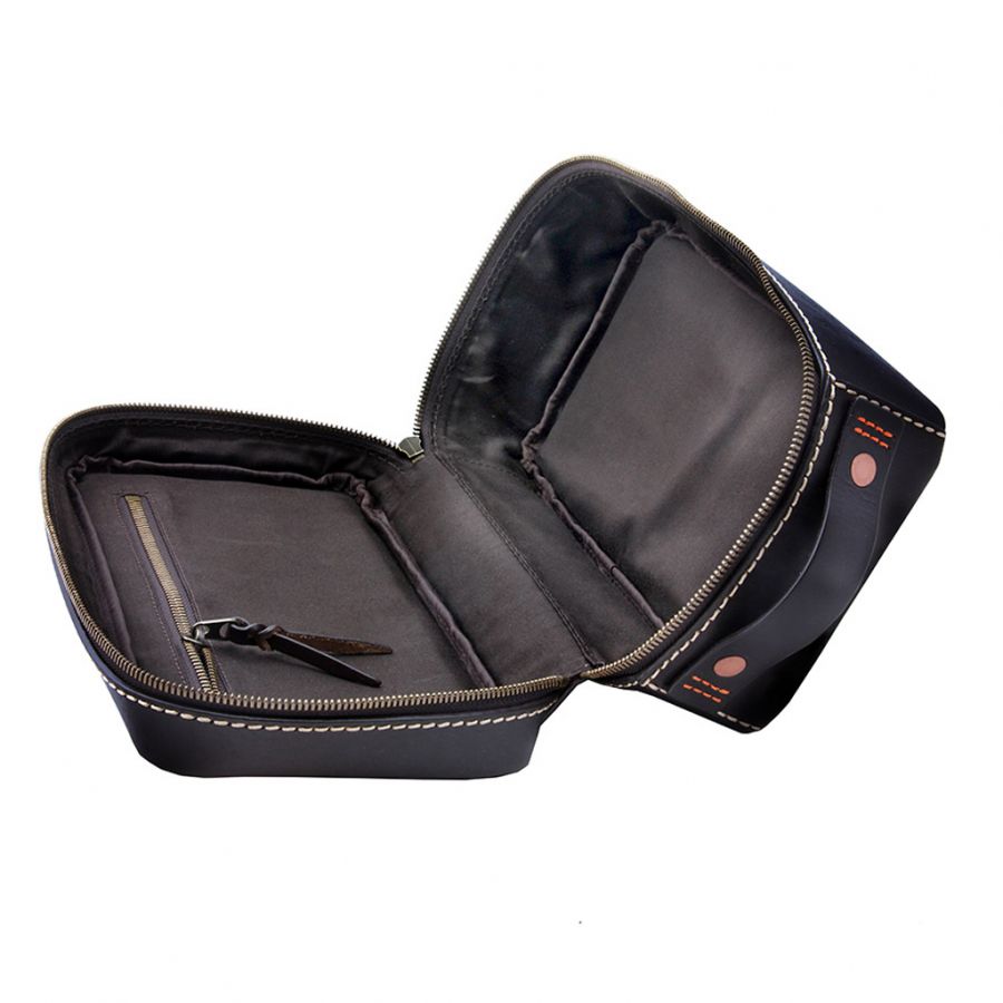 Flying Zacchinis - Journal Square Toiletry Case - Black