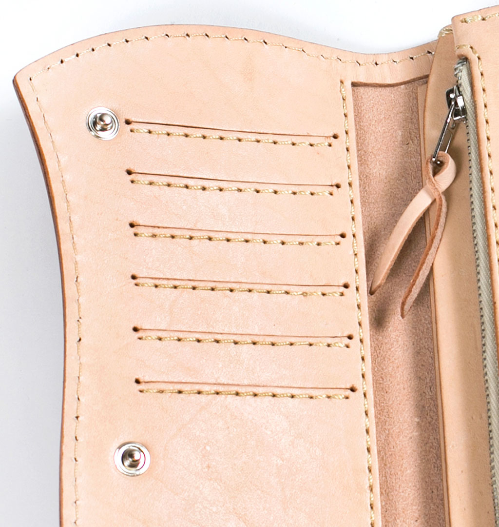 Flying Zacchinis - Sly Stone Rectangular Wallet - Natural